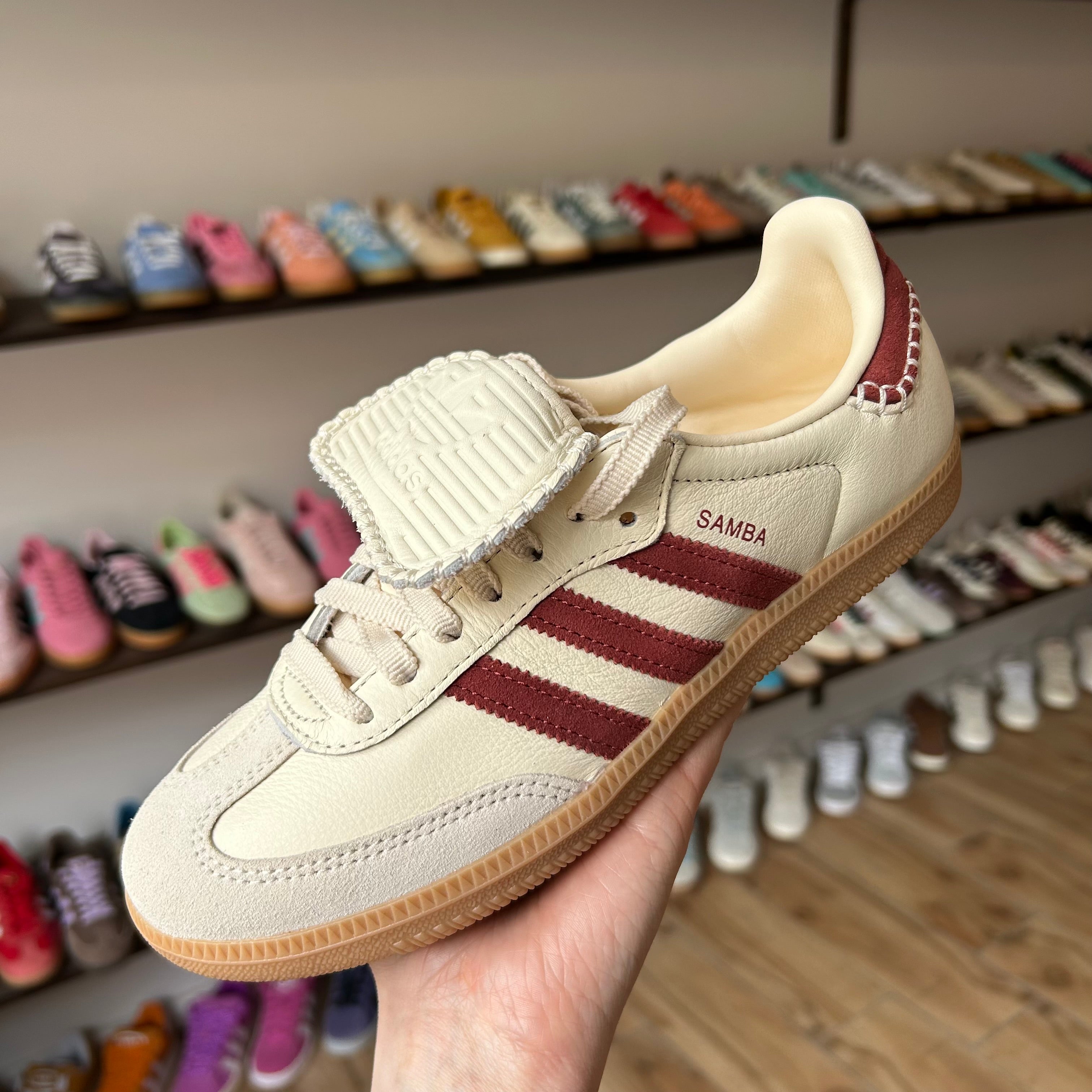 adidas Samba LT Preloved Ruby White – Lace Syndicate