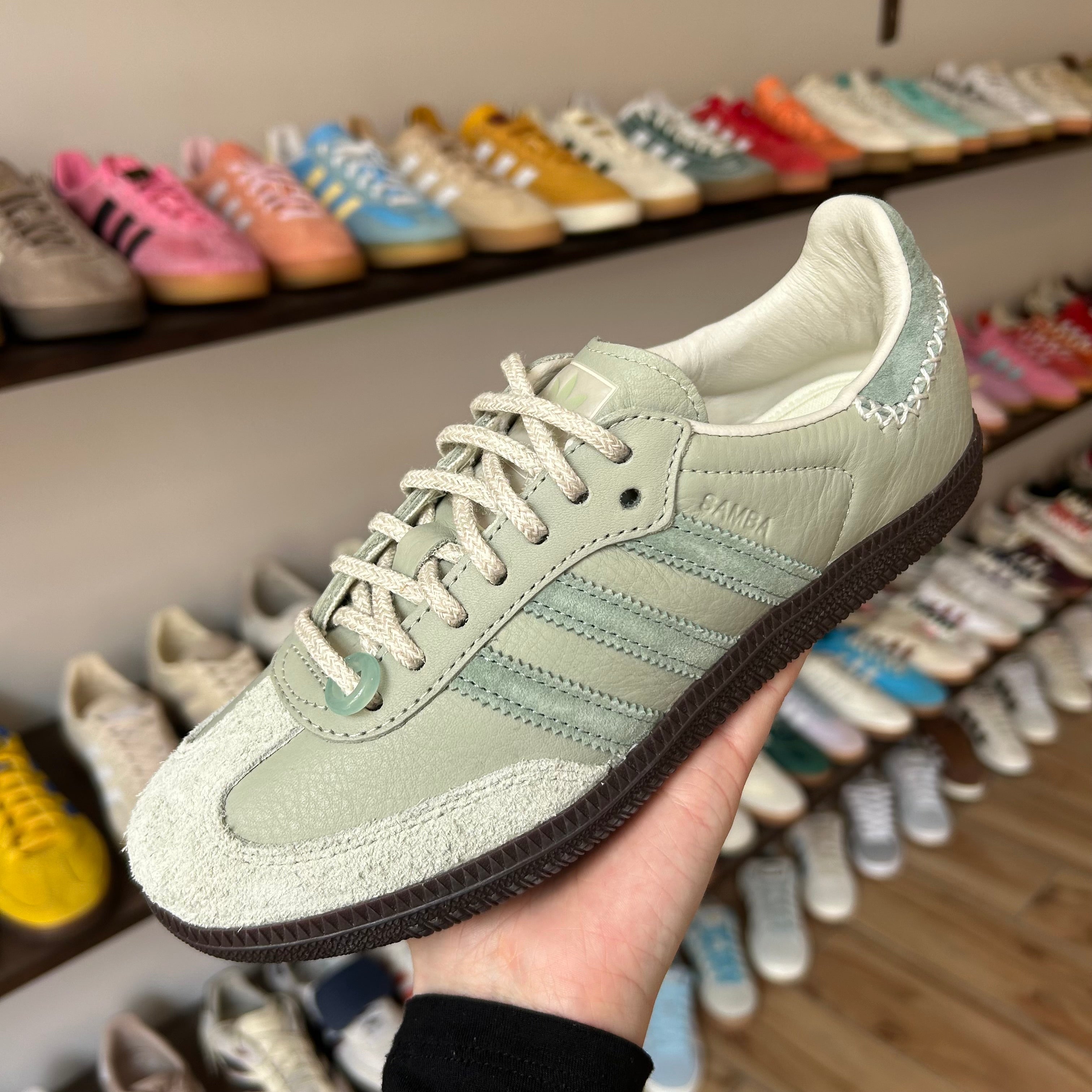 adidas Samba OG Maha Half Green – Lace Syndicate